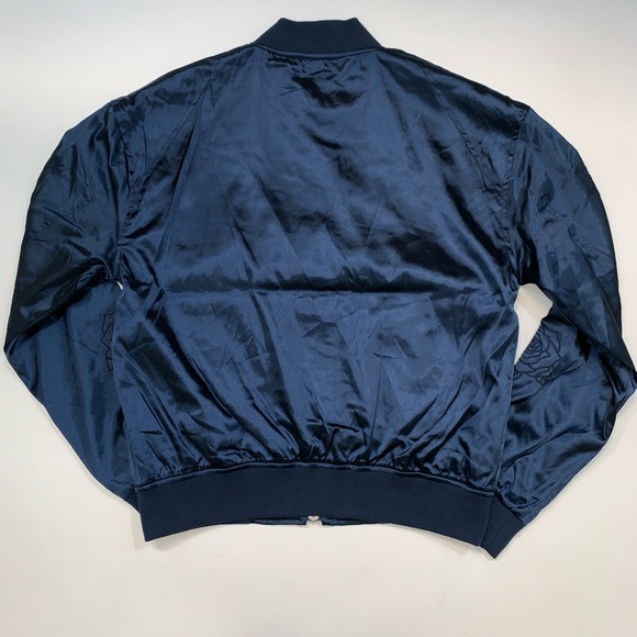 PacSun | Jackets & Coats | Pacsun Navy Embroidered Bomber Jacket | Poshmark